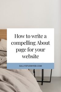 How to Write an About Page for Your Business Website