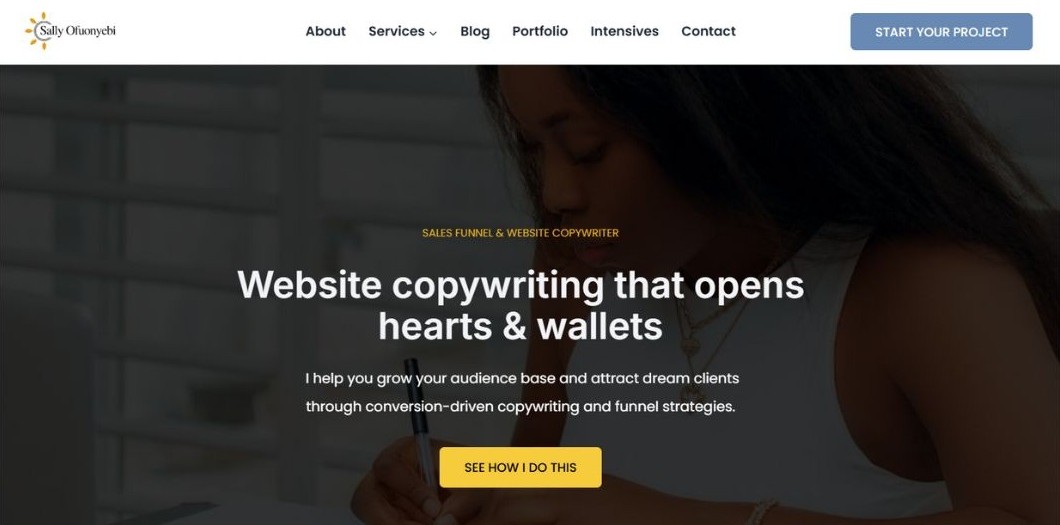 What is Website Copywriting? The Ultimate Guide - Sally Ofuonyebi