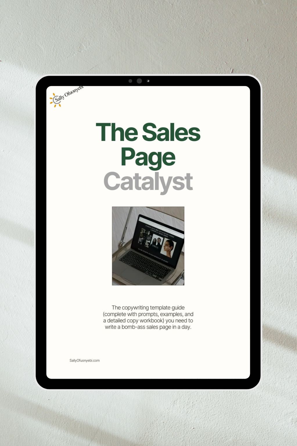 The Sales Page Copy Template for Creatives